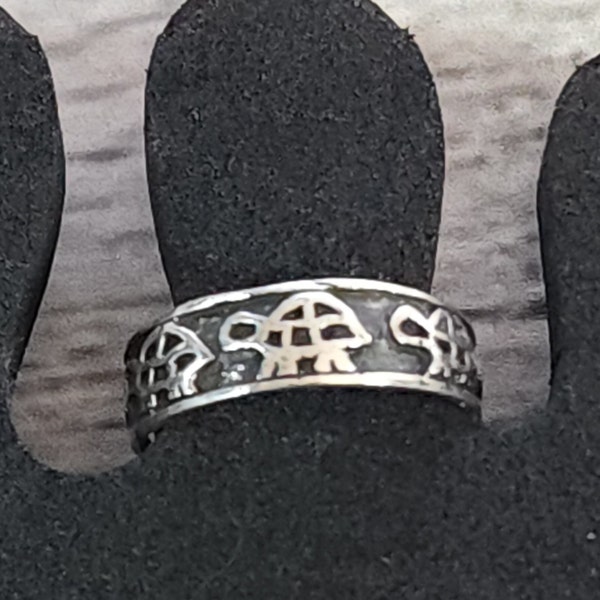 Turtle Toe Ring - Etsy