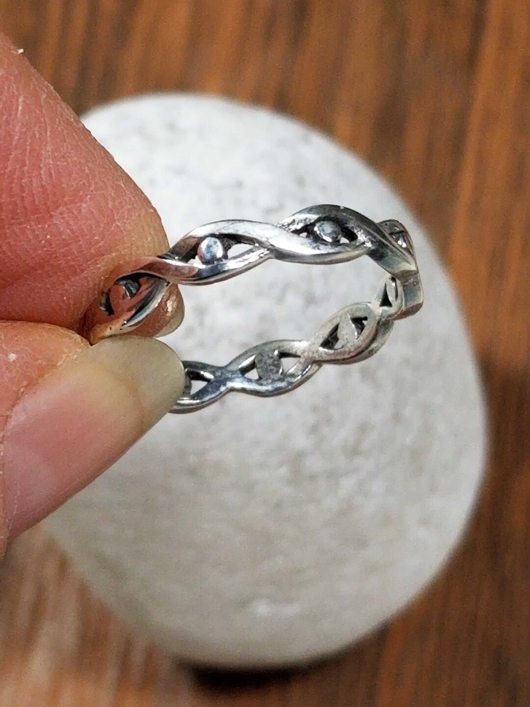 925 Seeing Eye Band Ring | Mens Womens Unixex Vintage Sterling Silver ...