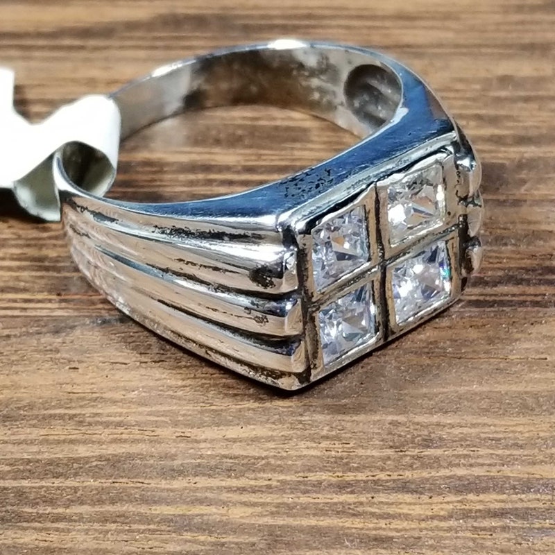 Vintage Sterling Silver Ring - Etsy