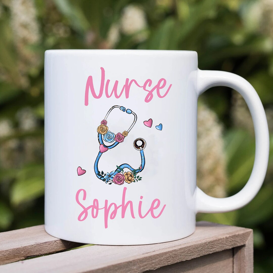 Personalized Nurse Mug With Name, Custom Nurse Mug, Thank You Gift,new ...