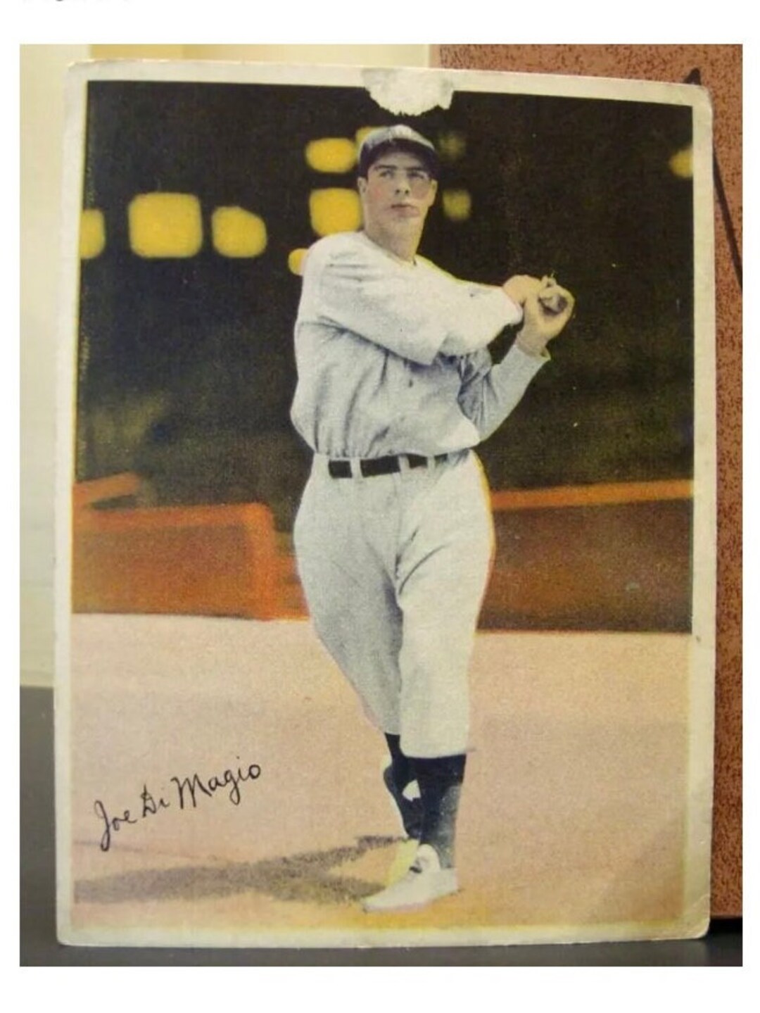 JOE DIMAGGIO Baseball Card 1936 R312 Pastel Premium Rookie Yankees real ...