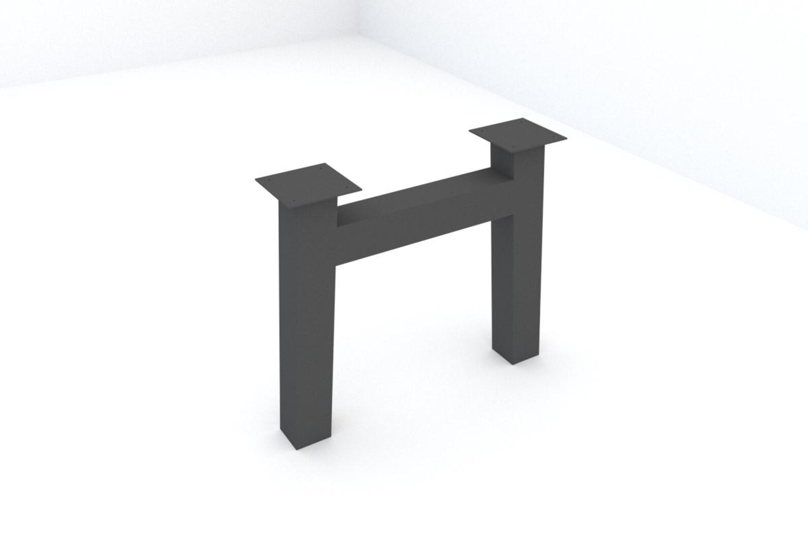Table Leg Plan, Industrial Furniture, Metric Dimensions, Digital File ...