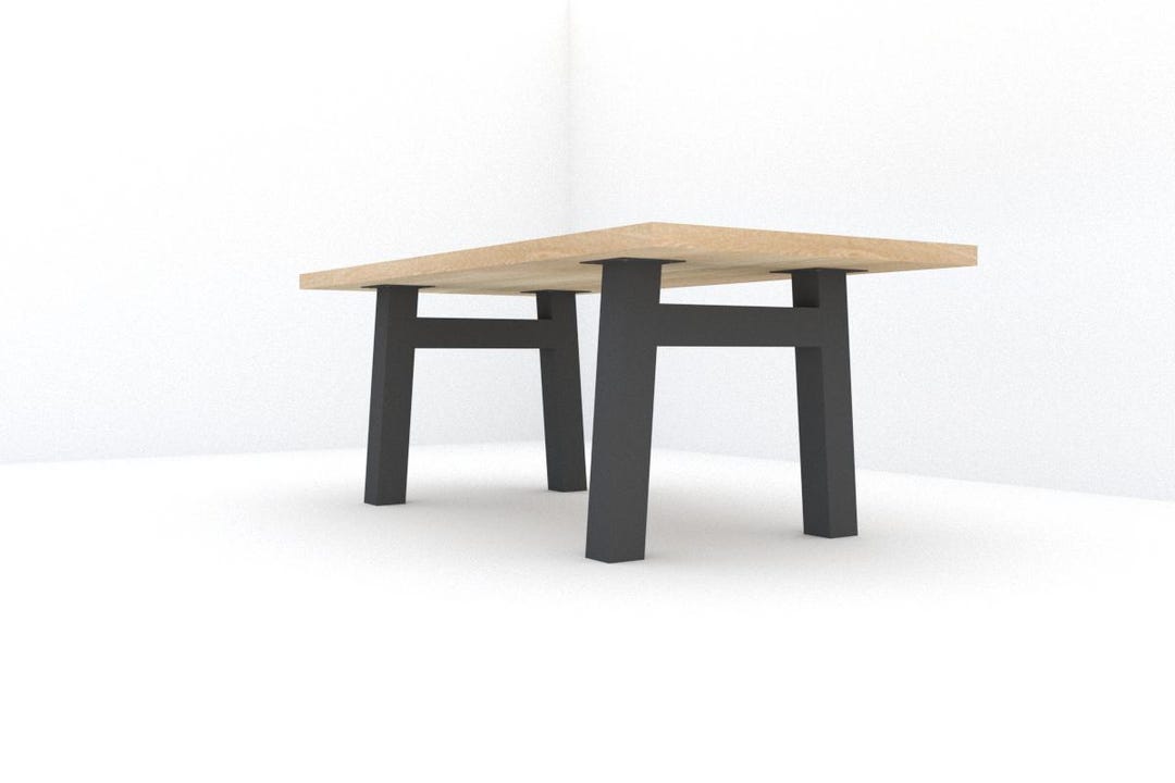 Table Leg Plan, Industrial Furniture, Metric Dimensions, Digital File ...