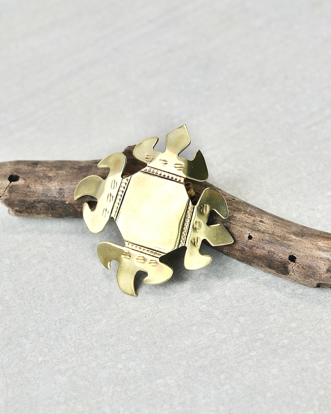 1 Vintage Funtumfunefu Denkyemfunefu Brooch - Conjoined Crocodiles ...