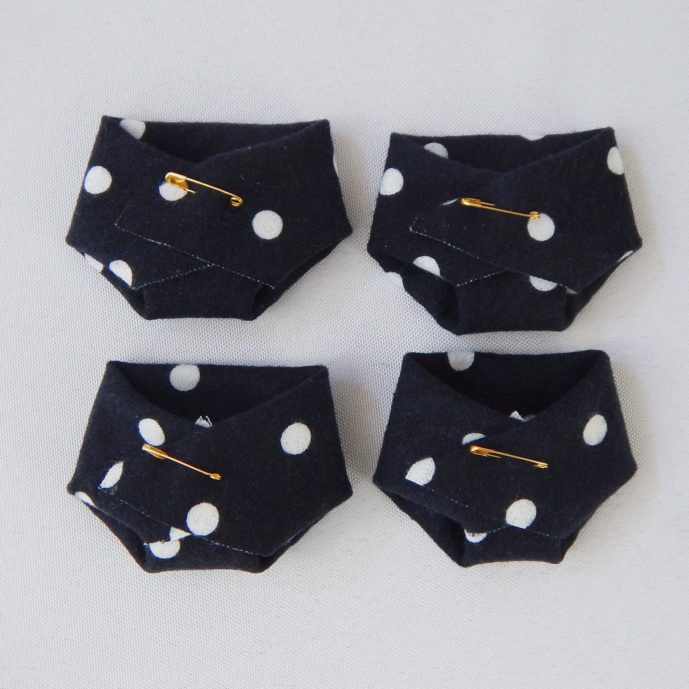 Polka Dot Mini Diapers, Baby Shower Favors, Halloween Theme, 50 Count ...