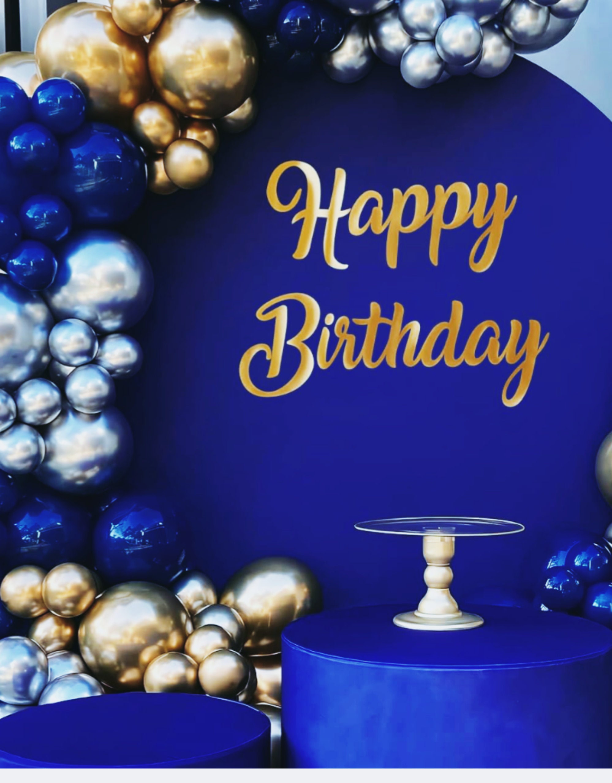 Large Happy Birthday Vinyl Backdrop Decal - Etsy