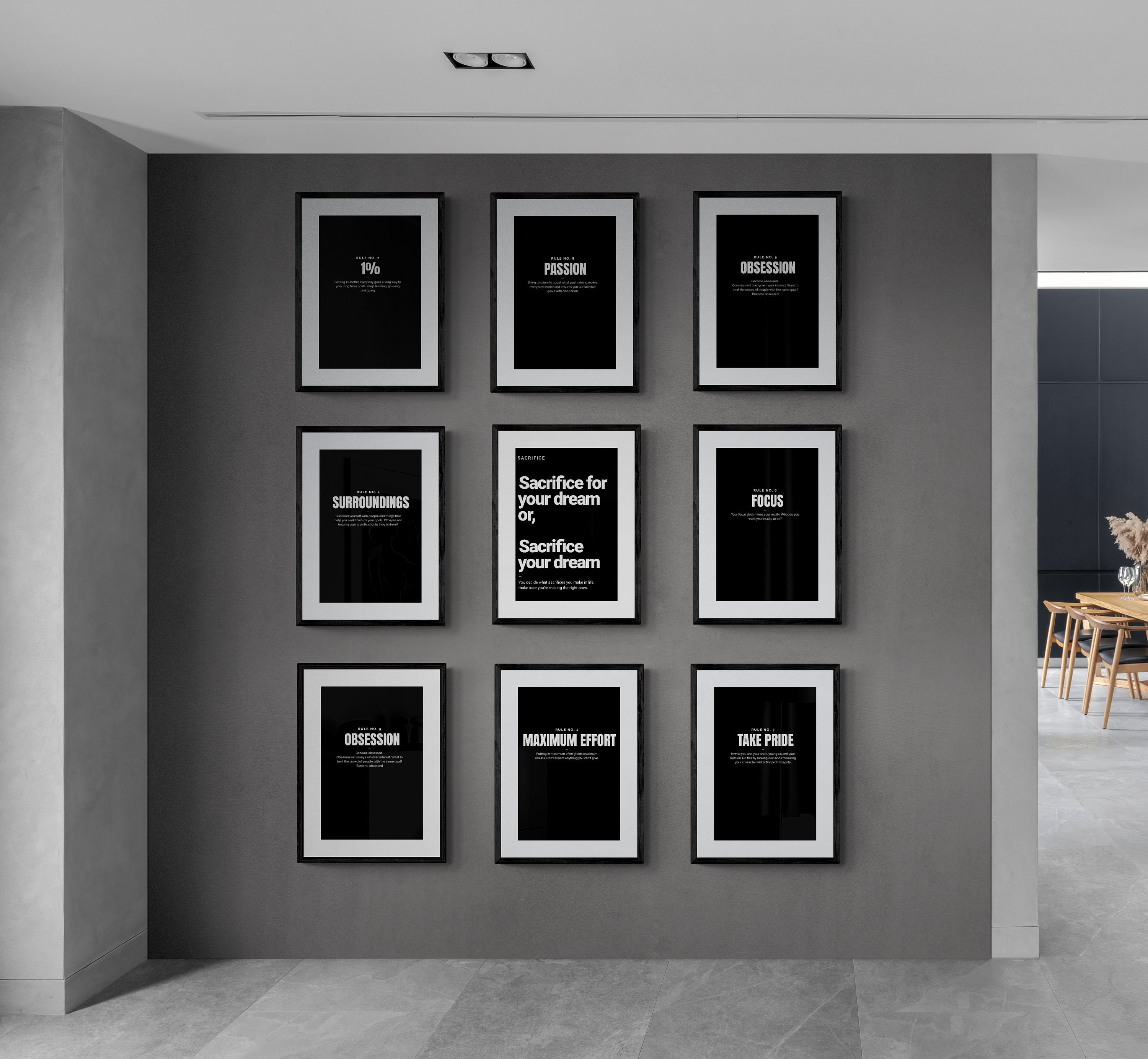 Sacrifice Poster | Goals | Seize the Day | Motivation | Bright | Uplift ...