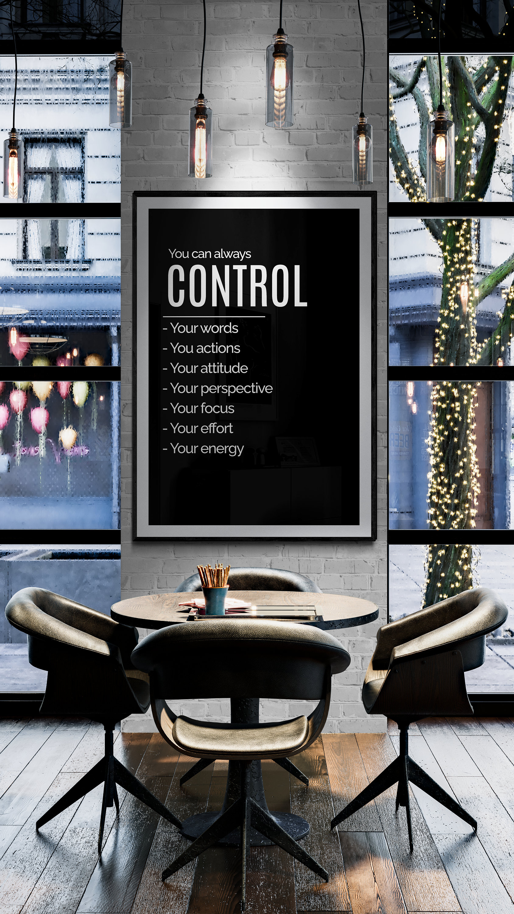 Take Control Poster: Motivational Wall Art - Etsy