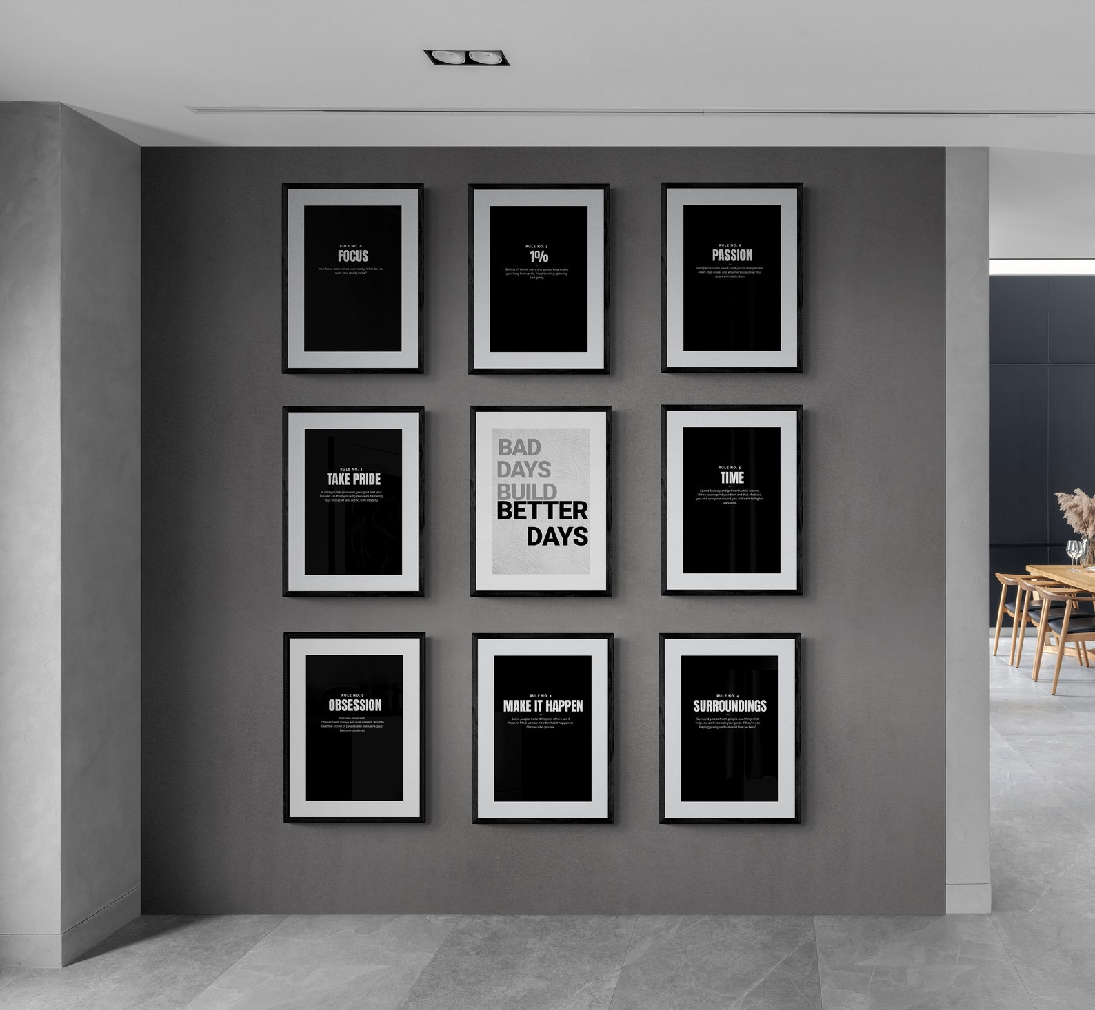 Motivational Poster: Bad Days Build Better Days - Gym & Office Decor - Etsy