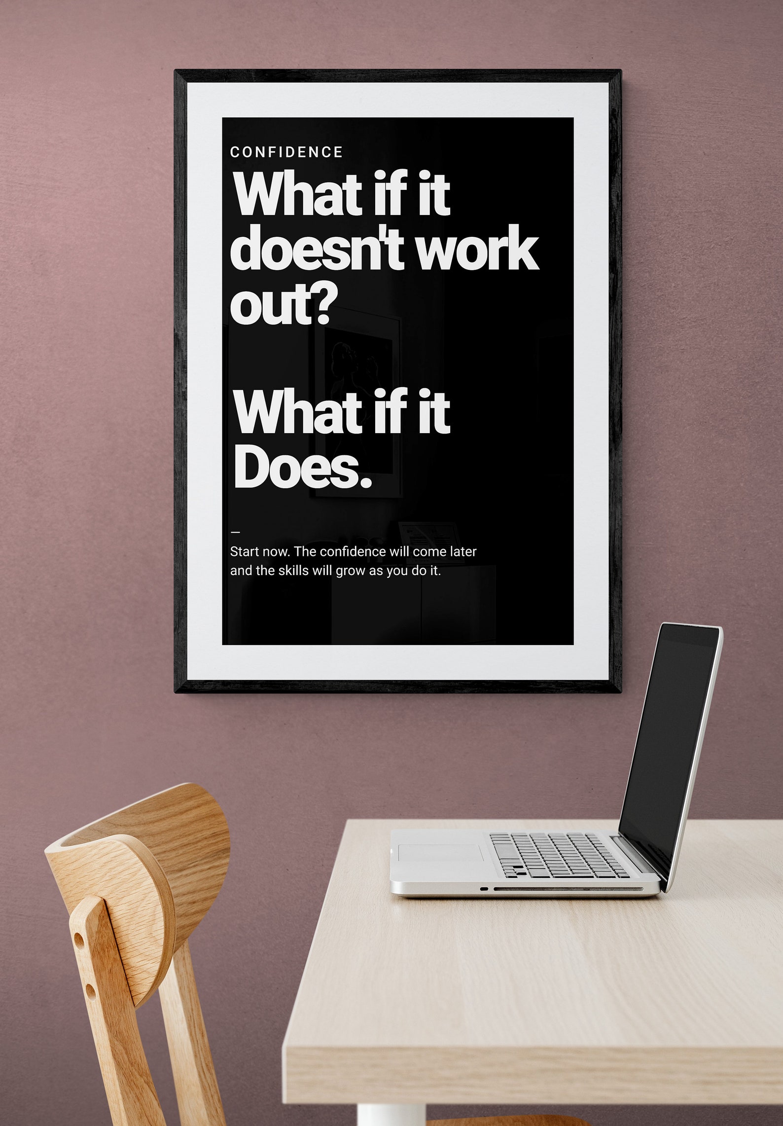 Confidence Poster | Goals | Seize the Day | Motivation | Bright ...