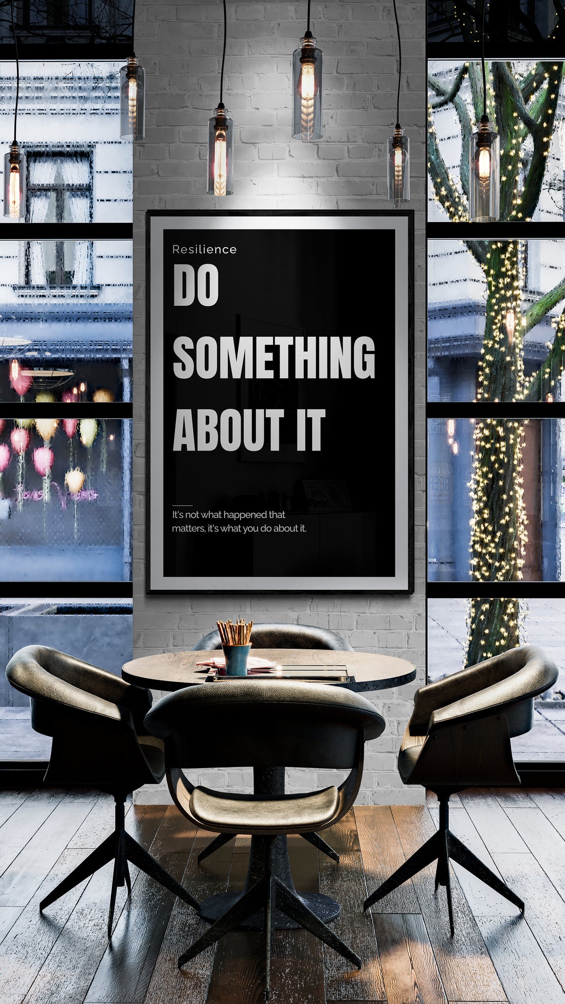 Resilience Poster: Do Something About It, Motivational Wall Art - Etsy