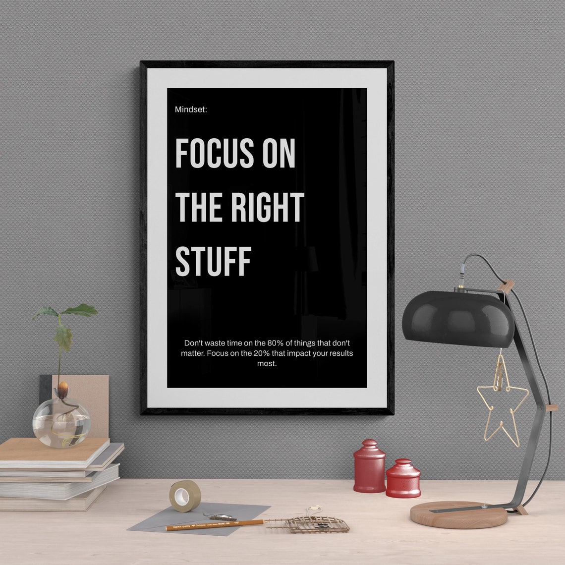 Focus on What Matters Poster: Motivational Office Decor - Etsy