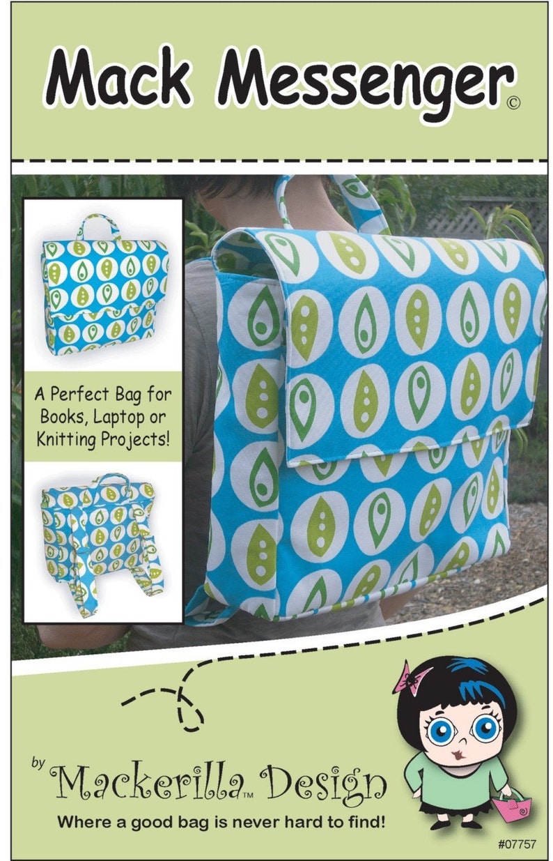 Mack Messenger Backpack Pattern PDF - Etsy