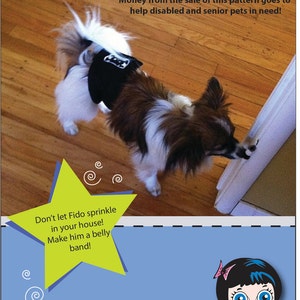 Dog Belly Band PDF Pattern, Sewing Instructions, Do It Yourself, DIY ...