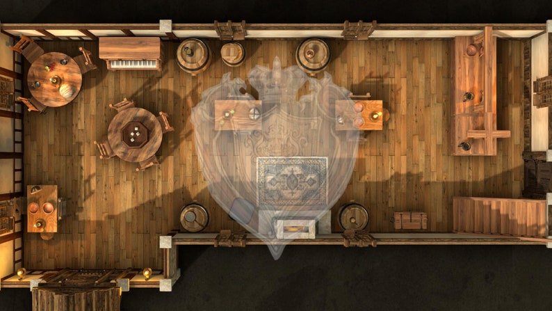 Tavern Battlemaps Dnd Maps Bundle Dungeons and Dragons Battlemap Dnd ...