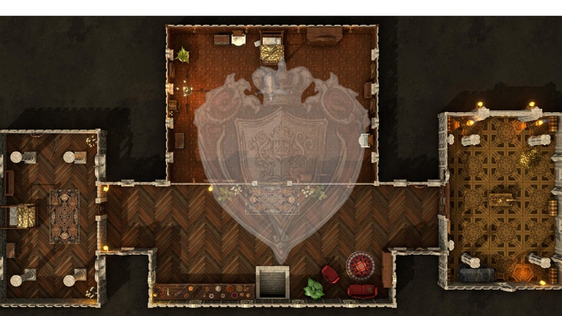 Castle Battlemaps Dnd Maps Bundle Dungeons and Dragons Battlemap Dnd ...