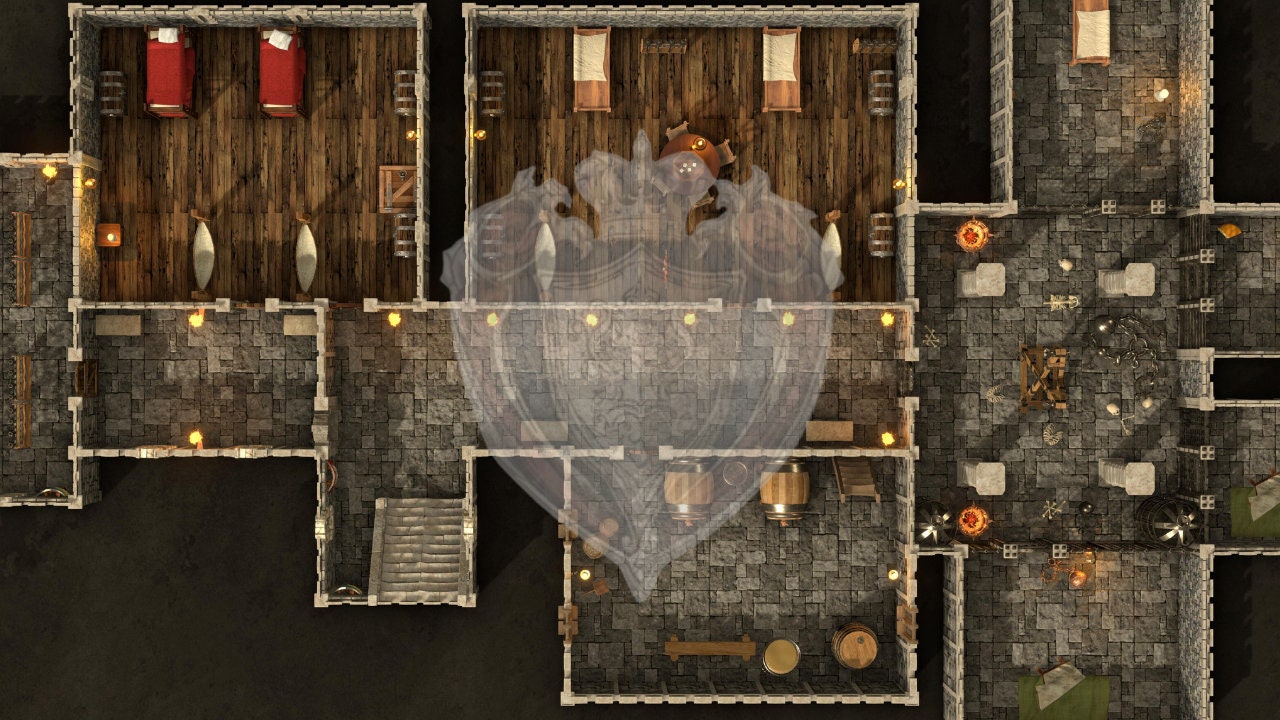 Castle Battlemaps Dnd Maps Bundle Dungeons and Dragons Battlemap Dnd ...