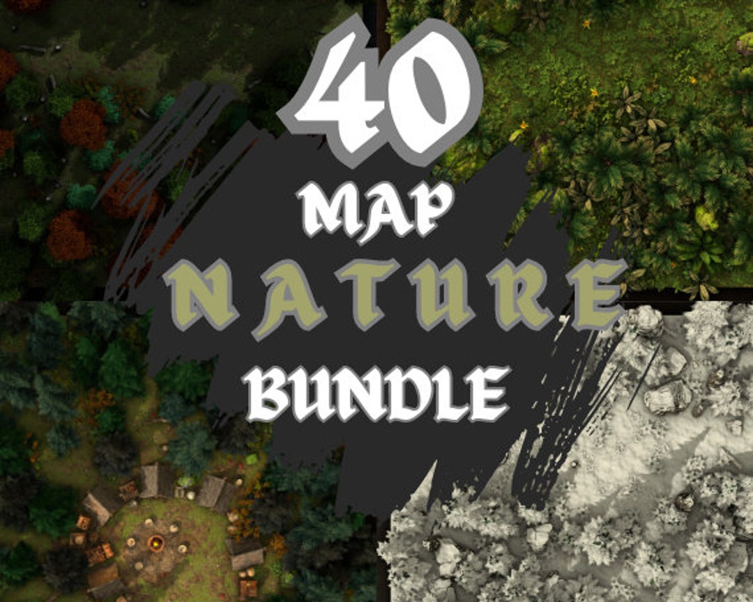 40 Gefechtskarten D&D Maps Bundle Dungeons and Dragons Karte und ...