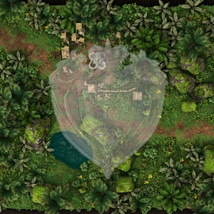 Jungle Battlemaps Dnd Maps Bundle Dungeons and Dragons Battlemap Dnd Gift for Dungeon Master ...