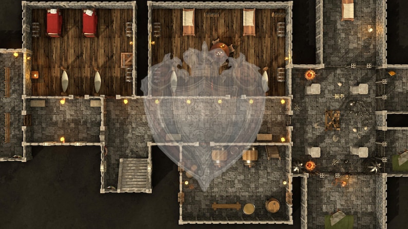 15 mapas de batalla DnD Maps Bundle Dungeons and Dragons Battlemap dnd ...