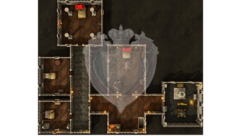 Castle Battlemaps Dnd Maps Bundle Dungeons and Dragons Battlemap Dnd ...