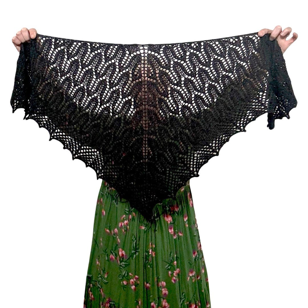 Little Raven Shawl PDF Knitting Pattern Download - Etsy
