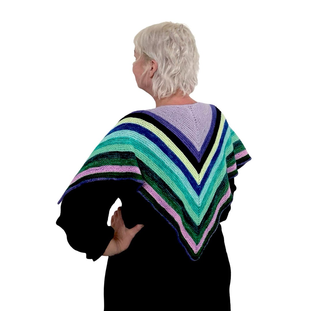 Twist Shawl PDF Knitting Pattern Download - Etsy