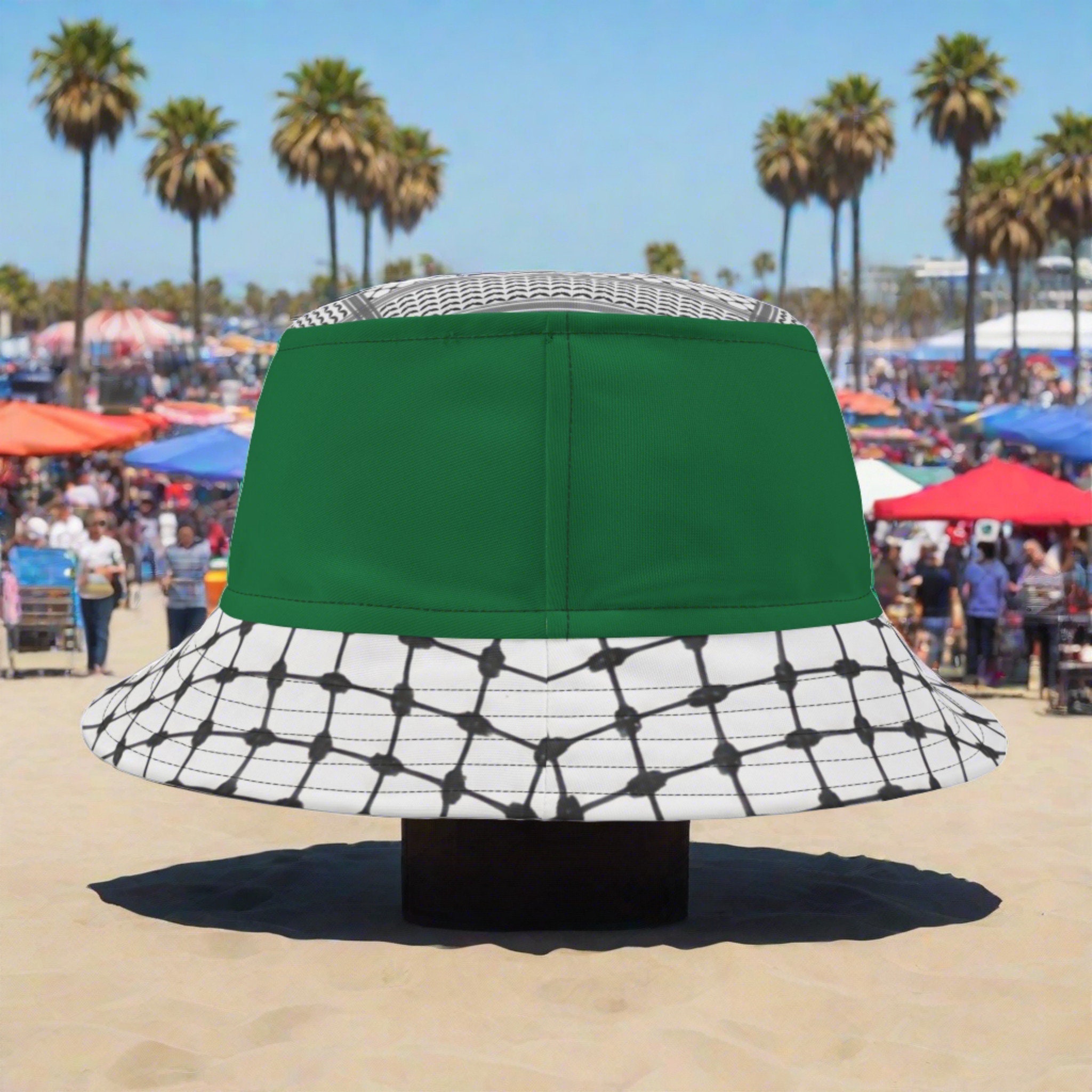 Palestine Bucket Hat, Keffiyeh Scarf Pattern, Green - Etsy