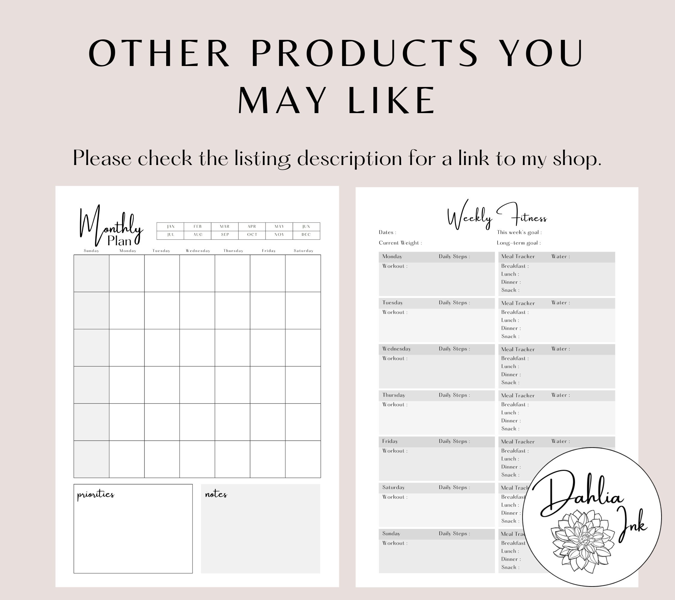Monthly Task Triage Printable, Monthly Planner Insert, Task Organizer ...
