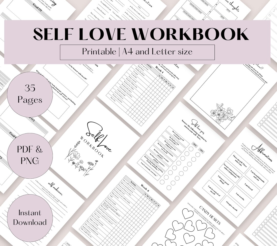 Self Love Workbook, Self Confidence Journal, Self Love Prompts, Self ...