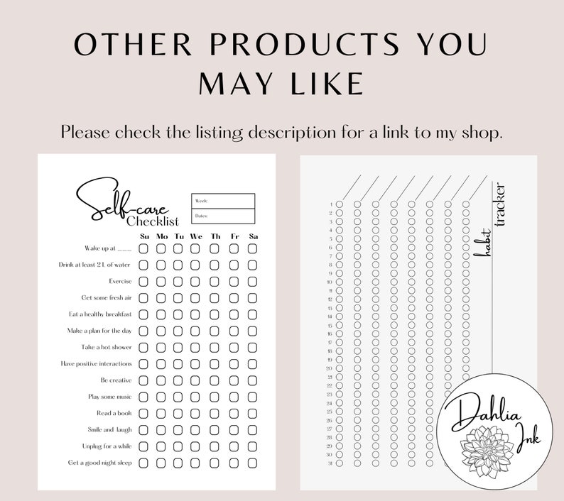 Printable 30 Day Challenge Tracker, Goal Setting Printable, Challenge ...