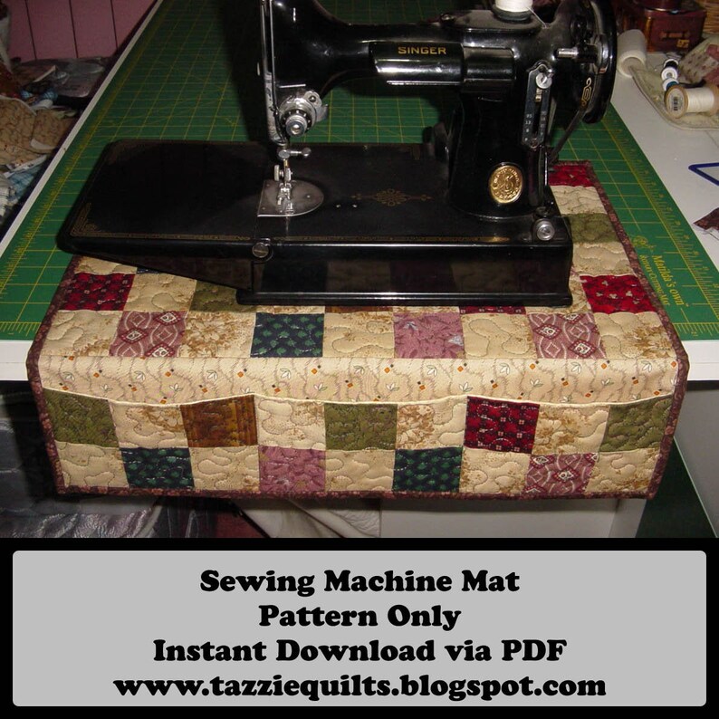 Quilted Sewing Machine Mat Pattern - Etsy