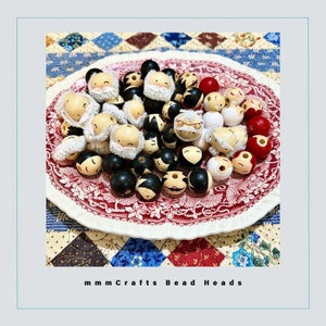 Ghost of Christmas yet to Come - Pre Painted Wooden Heads for the Mmmcrafts Ebenezer Ornament ...