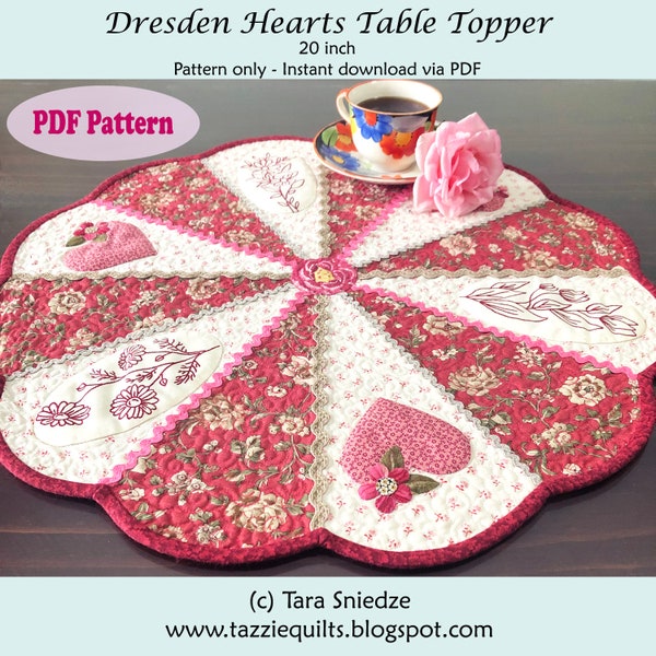 Table Topper Sewing Pattern - Etsy