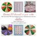 Quilted Table Topper Pattern Dresden Plate Table Topper PDF Instant ...
