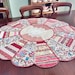 Quilted Table Topper Pattern - Dresden Plate Table Topper - PDF Instant ...