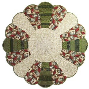 Quilted Table Topper Pattern Dresden Plate Make This Quilted Table ...