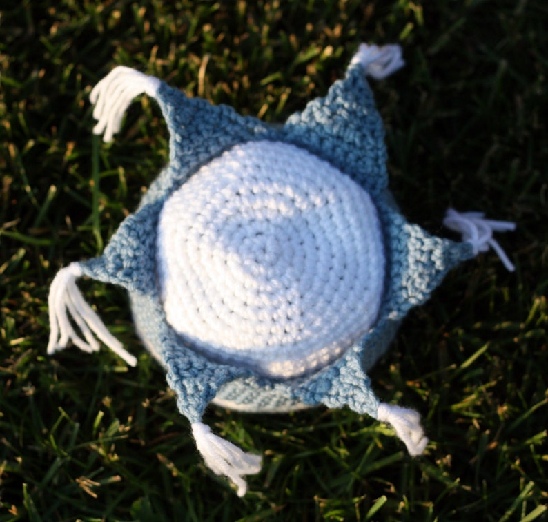Pattern Directions for Making a Crochet Little Blue Prince Hat Photo ...