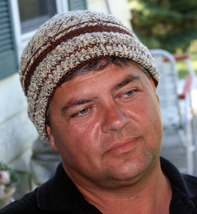 Crochet Pattern for a Man's Watchman Crochet Cap Instant Download ...