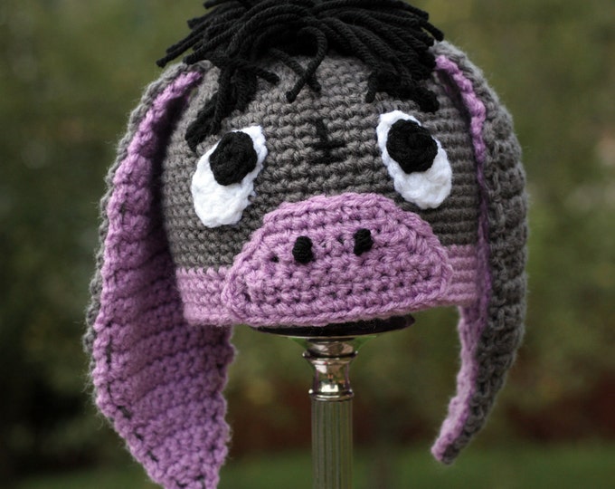 Crochet Pattern for Making a Crochet Little Donkey Hat for - Etsy