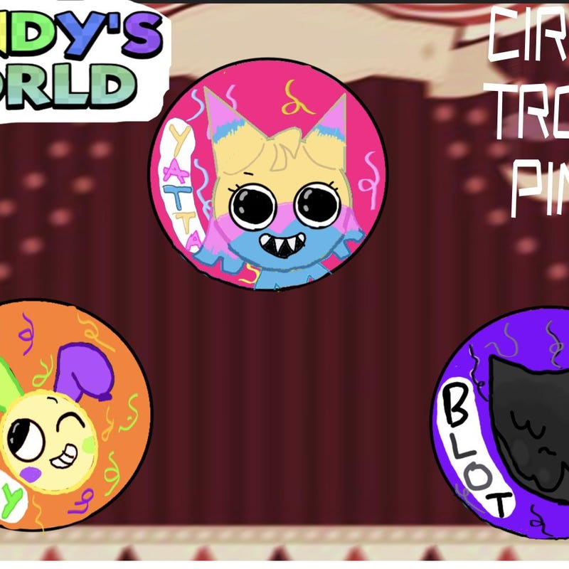 Dandy World Pins - Etsy