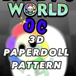 Dandy’s World Oc Custom Made Paper Dolls Commission - Etsy