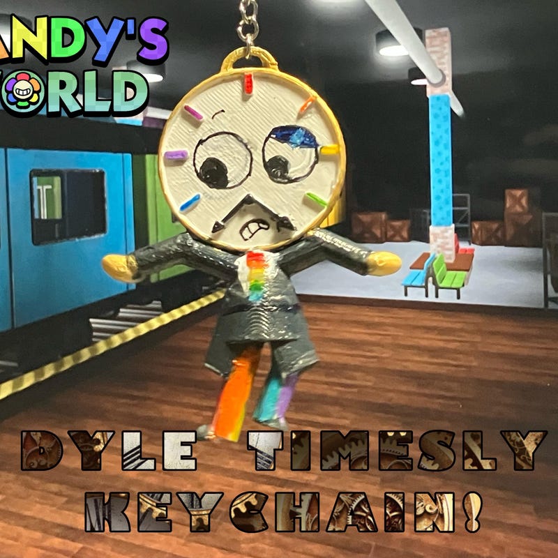 Dandy World Keychain - Etsy