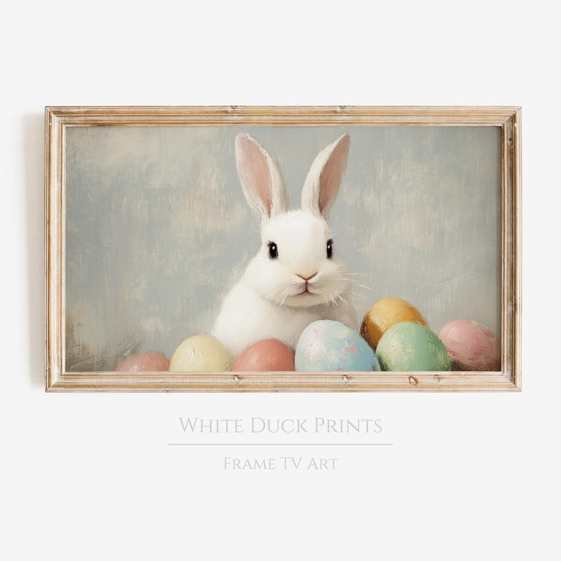 Rabbit Painting - Etsy