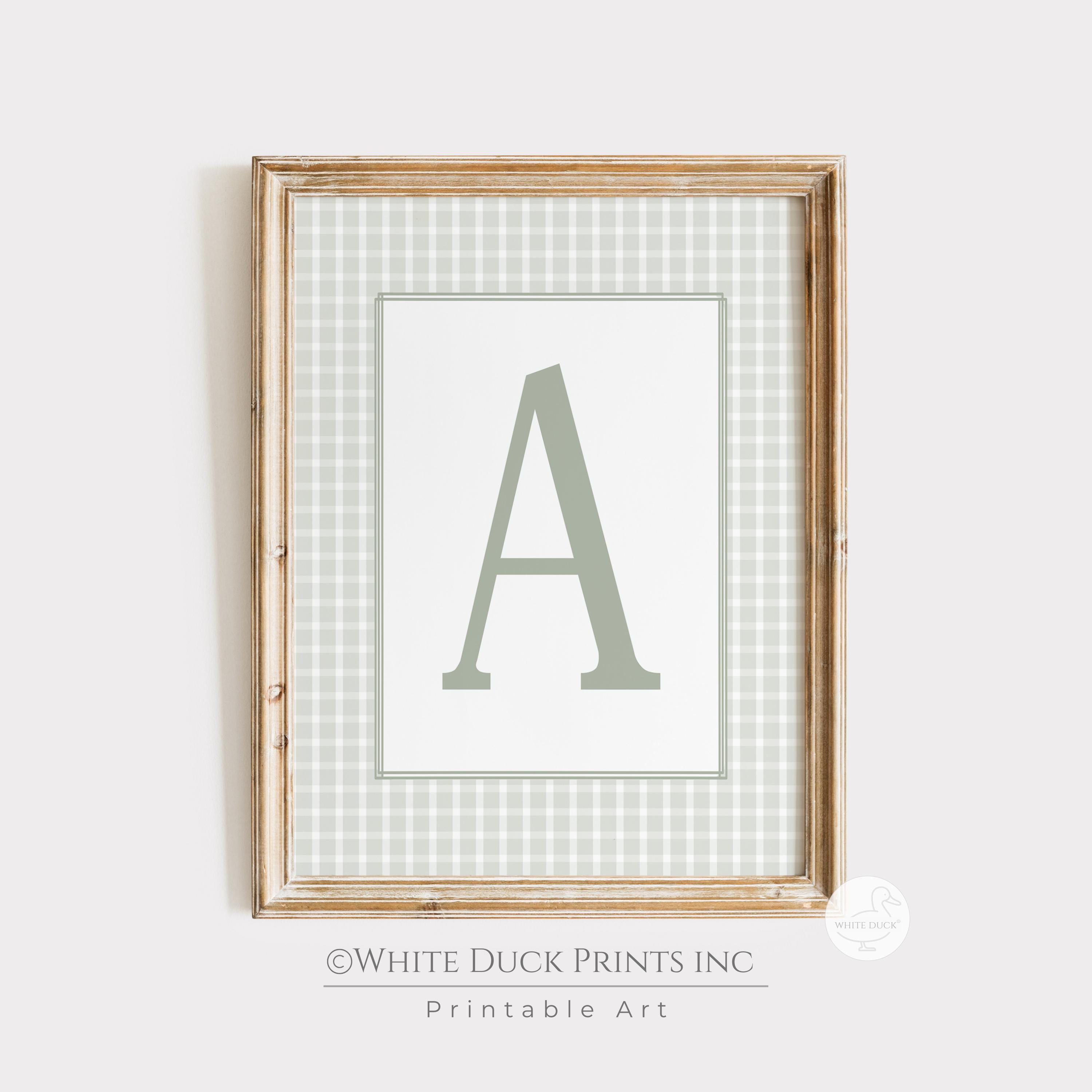 Sage Green Travel Boy Nursery Wall Art Personalized Initital Print ...