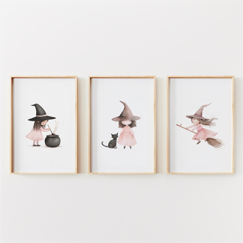 Cute Halloween Poster - Etsy
