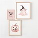 Halloween Set of 3 Printable Wall Art | Kids Room Halloween Decor ...