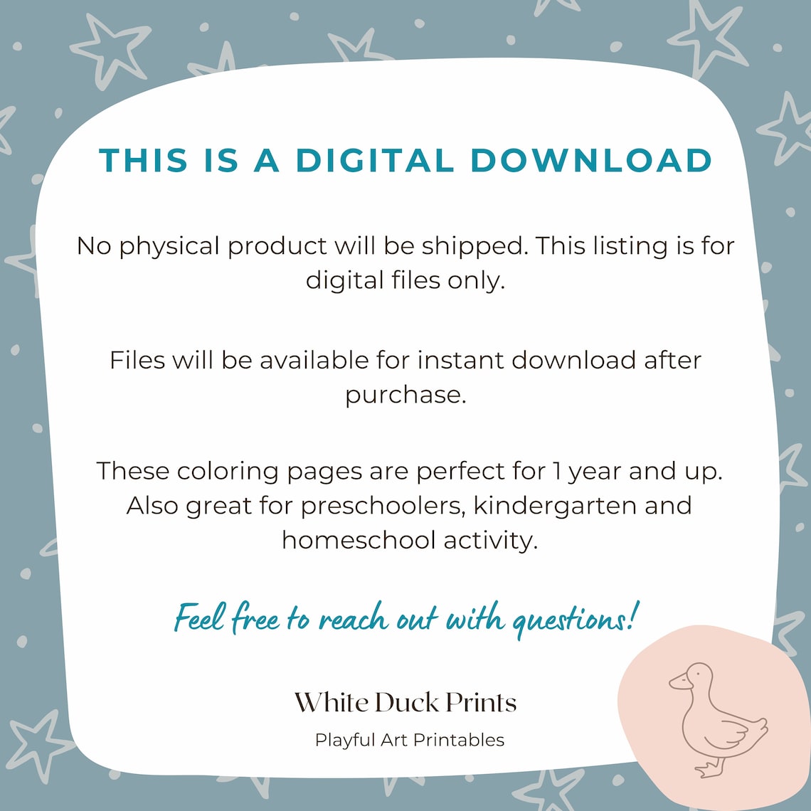 100 Simple Coloring Pages for Kids Toddlers Preschoolers Printable ...