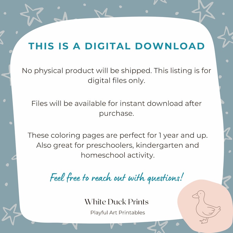 100 Simple Coloring Pages for Kids, Toddlers, Preschoolers Printable ...