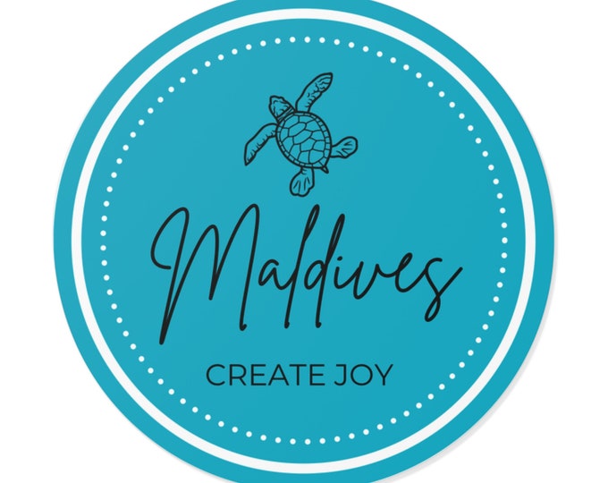 Maldives Sticker, French Polynesia, Vinyl Sticker, Bubble-free, Travel ...